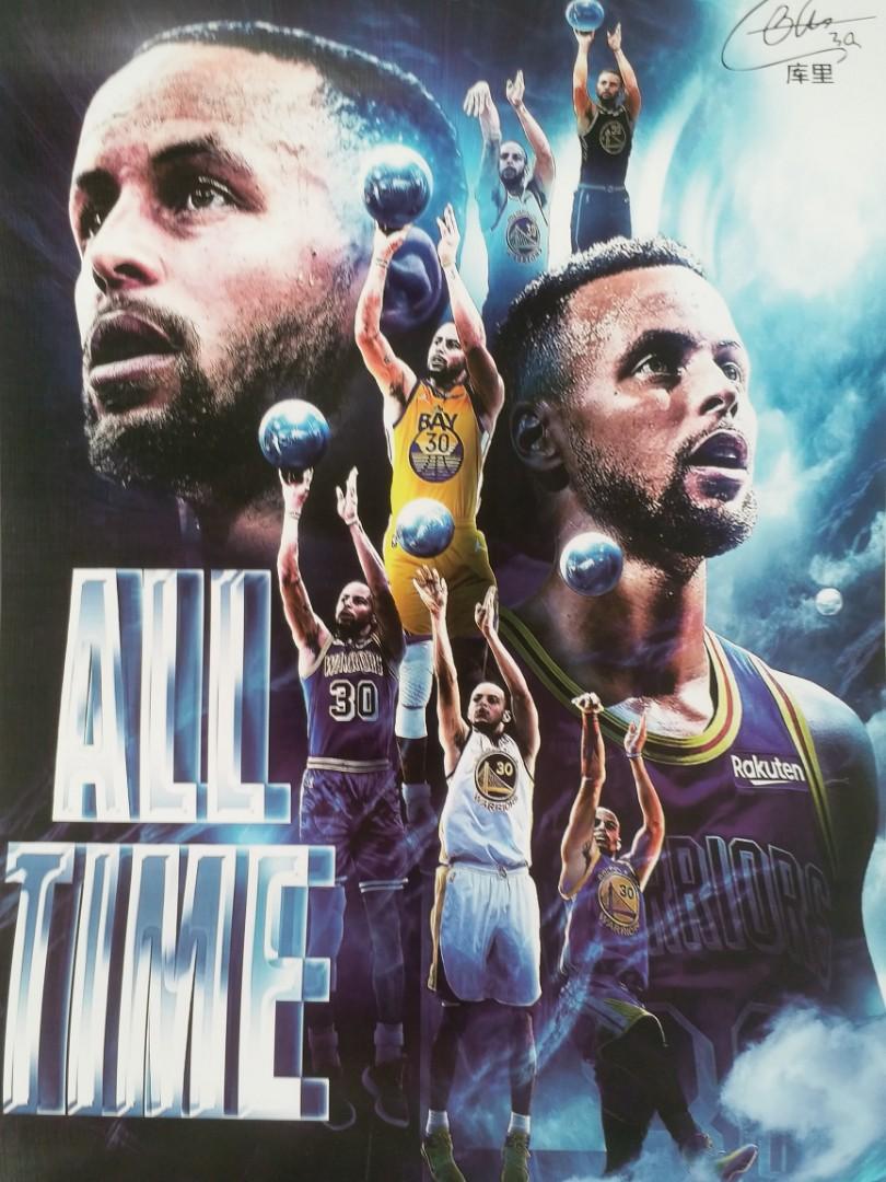 多圖 美國籃球明星海報 金州勇士 史提芬居利 庫里 USA NBA star poster golden state warrior ...