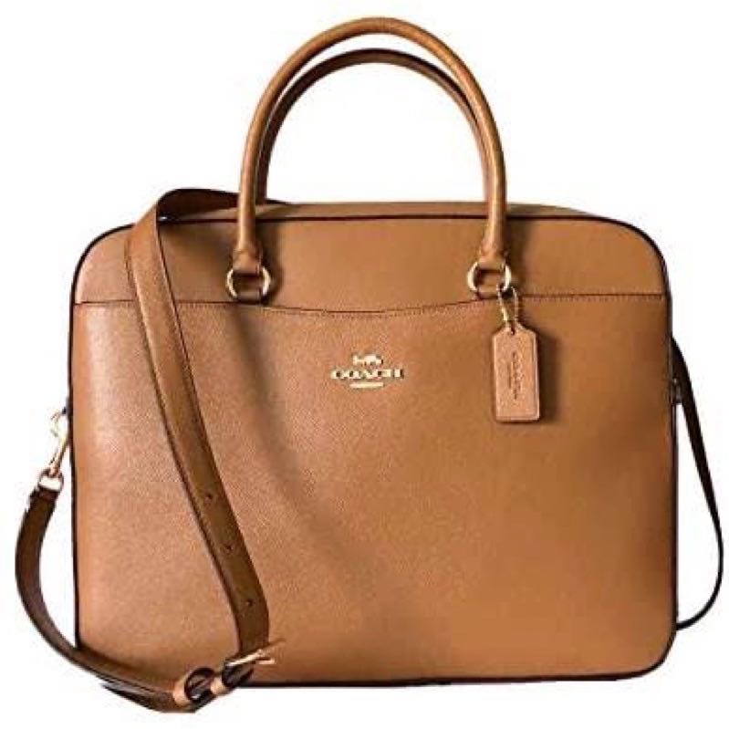 AUTHENTIC Coach Laptop Bag Brown Color, Computers & Tech, Parts ...