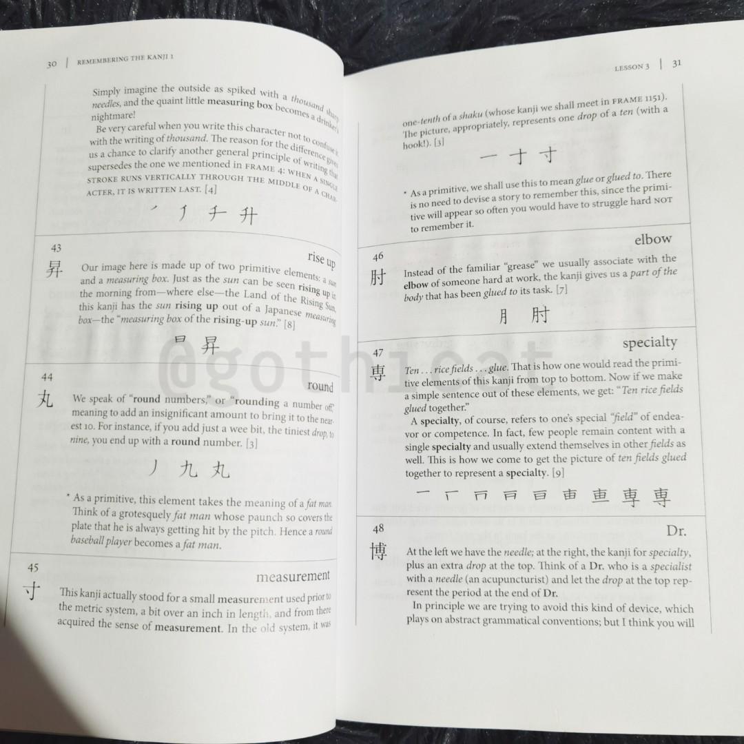 [Authentic] Remembering the Kanji by James Heisig book (RTK), Hobbies ...