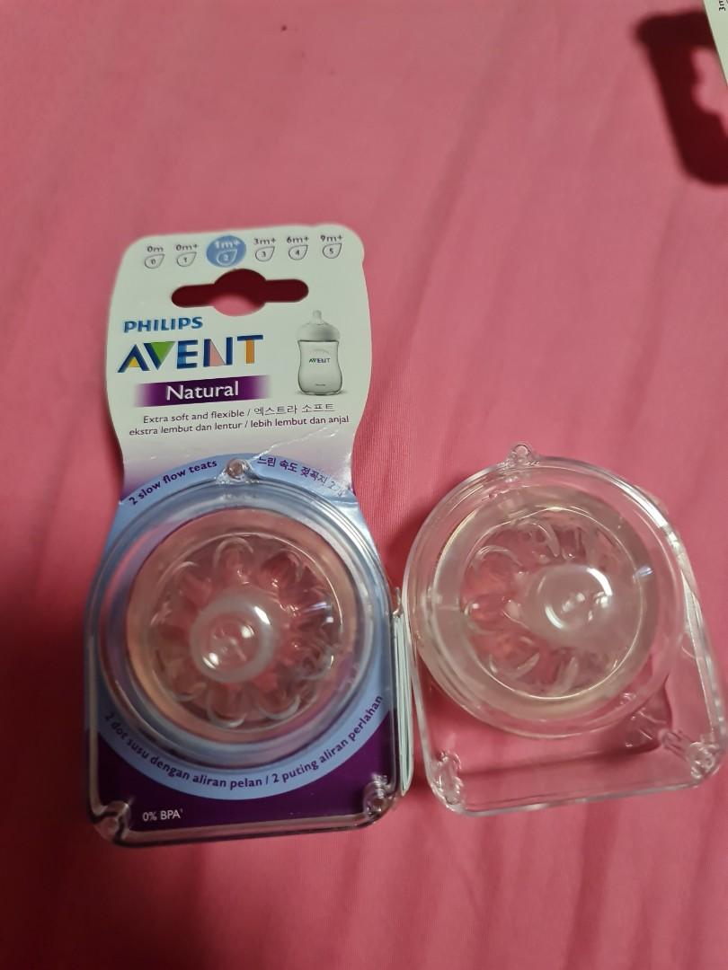Avent 1m+ teats stage 2, Babies & Kids, Nursing & Feeding ...