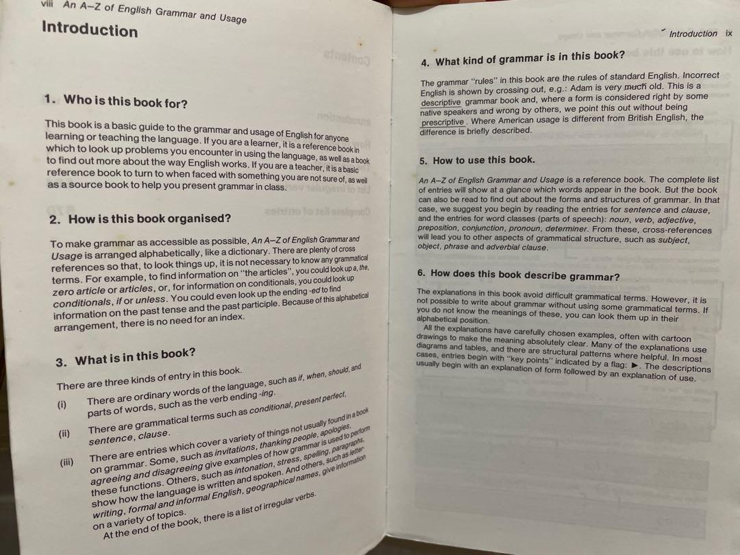 A-Z of English grammar and usage, 興趣及遊戲, 書本 & 文具, 教科書 - Carousell