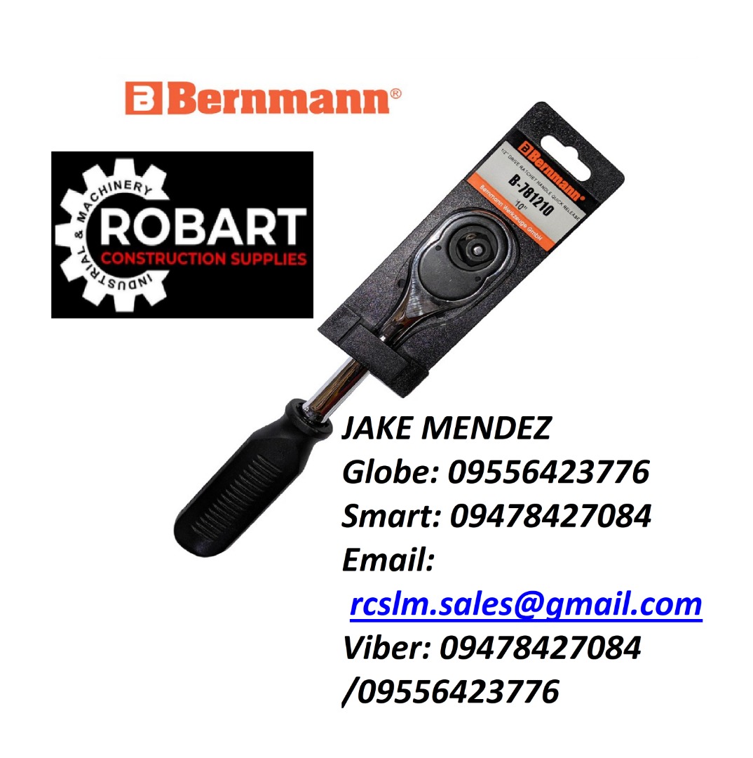 BERNMANN RATCHET HANDLE QUICK RELEASE, Commercial & Industrial, Construction Tools & Equipment ...