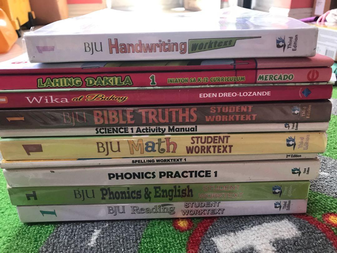 BJU Books Grade 1, Hobbies & Toys, Books & Magazines, Textbooks on ...