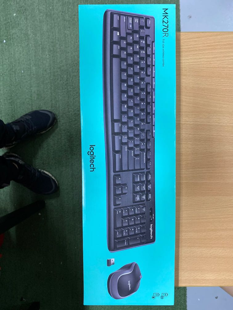 BNIB LOGITECH MK270R Wireless Keyboard and mouse Combo, Computers & Tech, Parts & Accessories ...