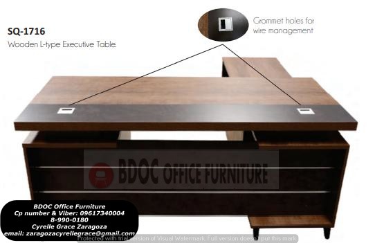 Brand New Wooden Executive Table | Office Table with built in drawers ...