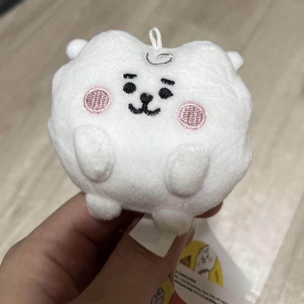 BT21 Baby RJ Pong Pong Standing Doll NO NEGO, Hobbies & Toys ...