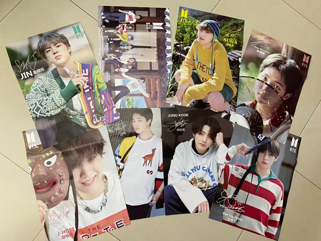 BTS Posters, Hobbies & Toys, Memorabilia & Collectibles, K-Wave on ...