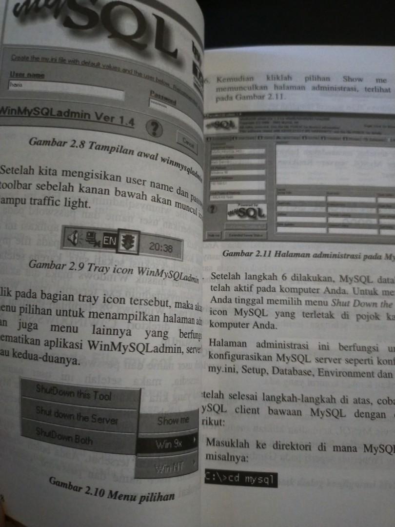 Buku Manajemen Database MySQL Menggunakan MySQL Front, Buku & Alat Tulis, Buku di Carousell