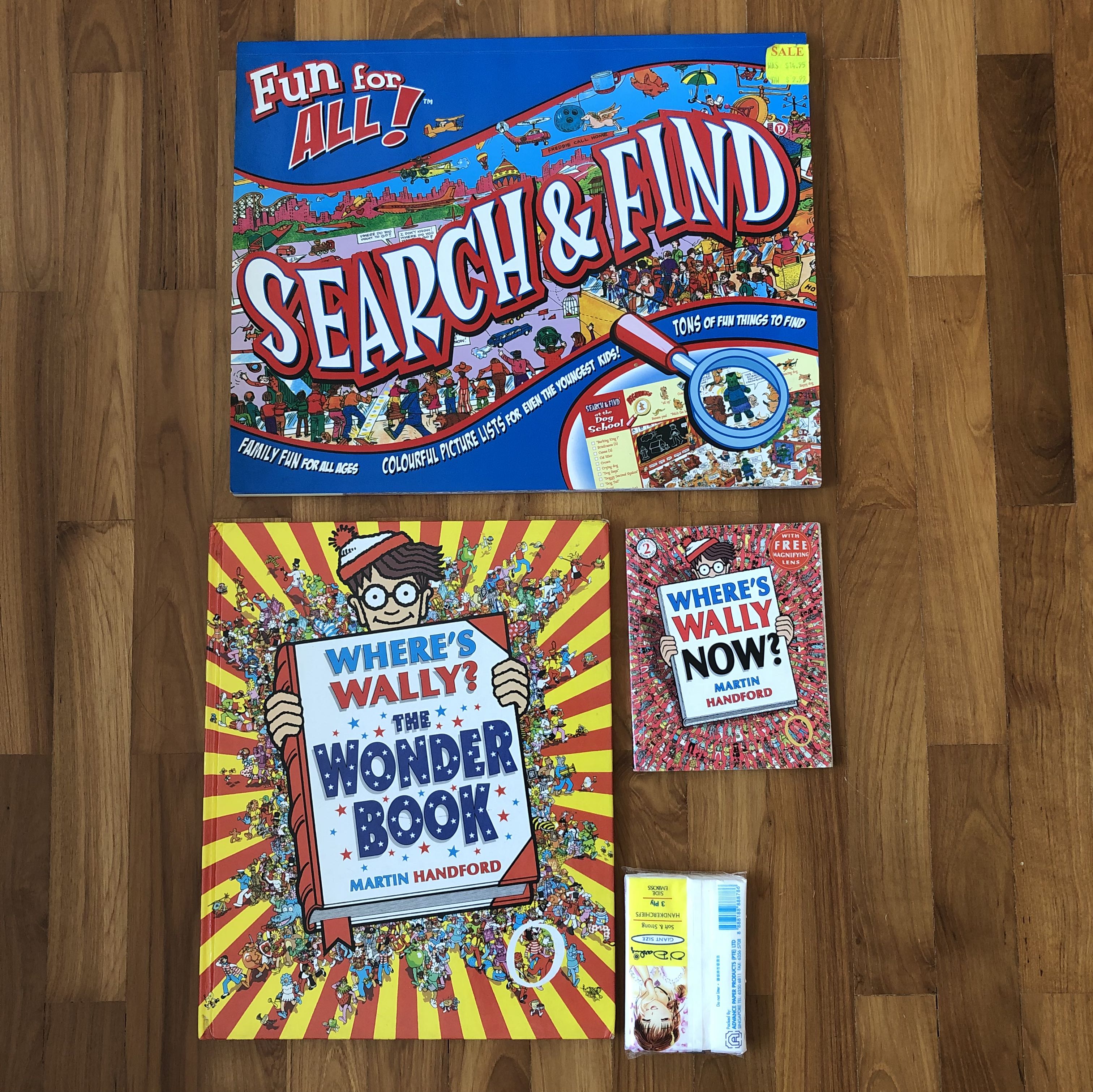 Bundle of 3 Where’s Wally and Search and Find picture books English ...