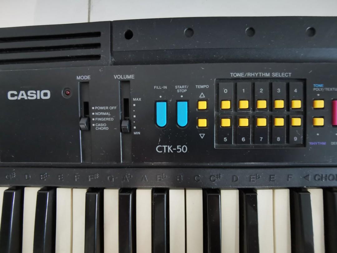 Casio Keyboard / Electric Piano CTK-50, Hobbies & Toys, Music & Media ...