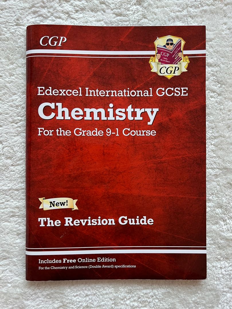 CGP Grade 9-1 Edexcel International GCSE Chemistry: Revision Guide, 興趣及遊戲, 書本 & 文具, 教科書 - Carousell