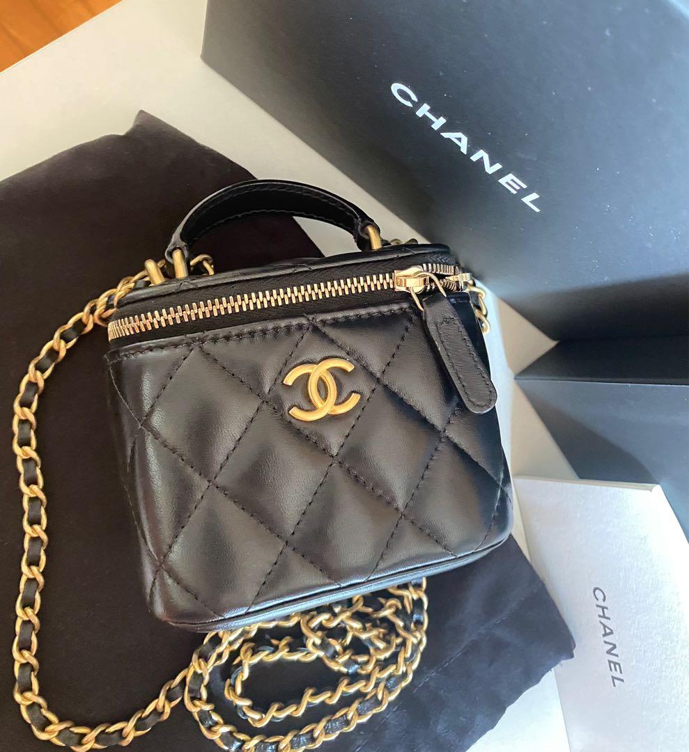 Chanel Small Vanity With Chain, Women's Fashion, Bags & Wallets, Cross ...
