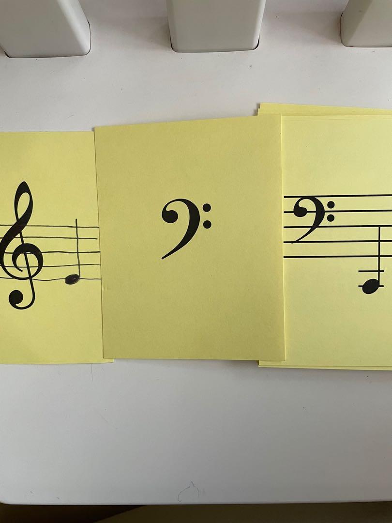 Color-Coded Flash Cards: For All Beginning Music Students, Hobbies ...