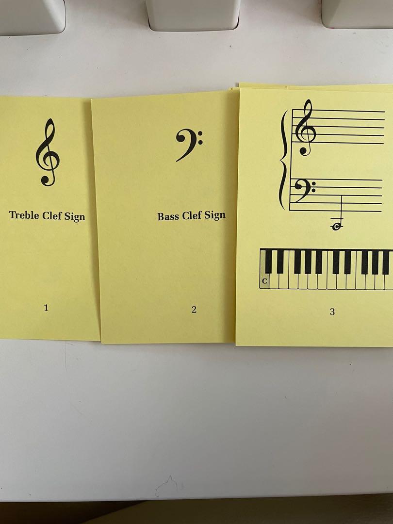 Color-Coded Flash Cards: For All Beginning Music Students, Hobbies ...