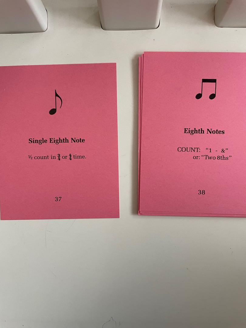 Color-Coded Flash Cards: For All Beginning Music Students, Hobbies ...