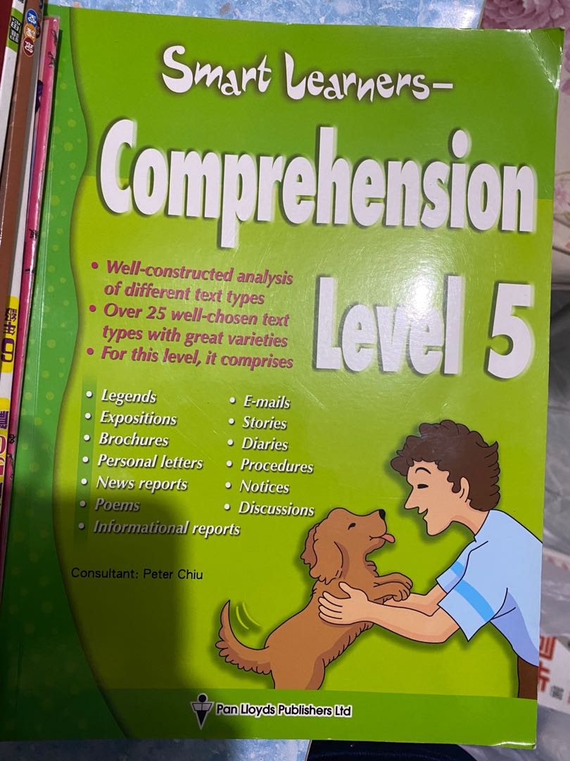 Comprehension level 5 + Comprehension and Cloze P5, 興趣及遊戲, 書本 & 文具, 書本及 ...