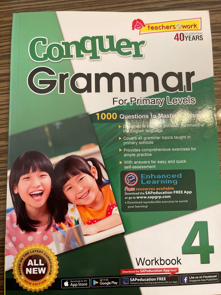 Conquer Grammar for Primary 4, Hobbies & Toys, Books & Magazines, Assessment Books on Carousell
