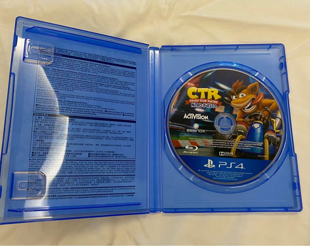 CTR: Crash Team Racing Nitro Fueled Playstation 4 Video Game Disc $23 ...