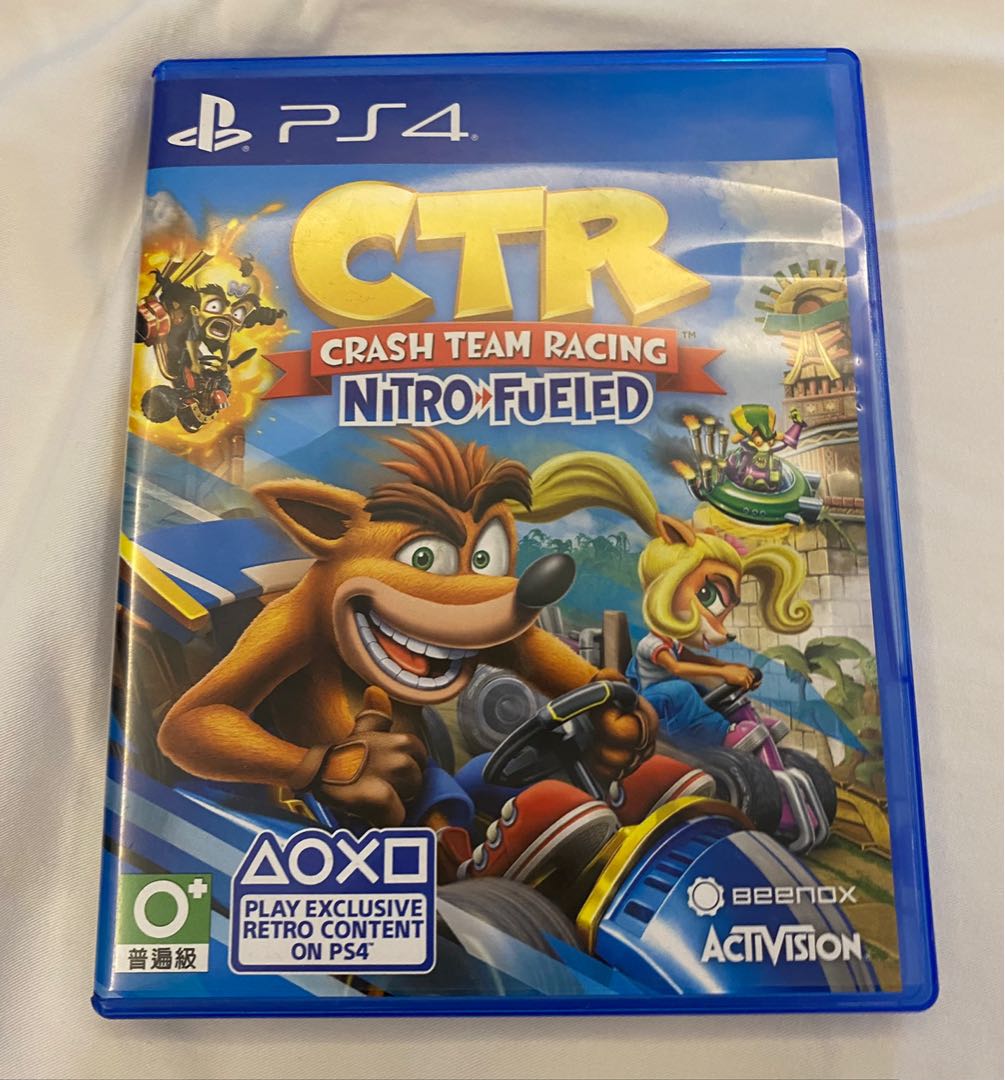 CTR: Crash Team Racing Nitro Fueled Playstation 4 Video Game Disc $23 ...
