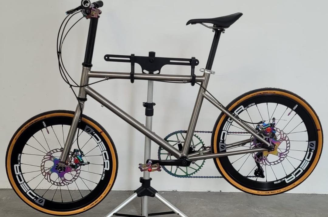 [Custom-Build] Titanium Mini-Velo 11 Speed Ultegra R8000 8.2kg, Sports ...