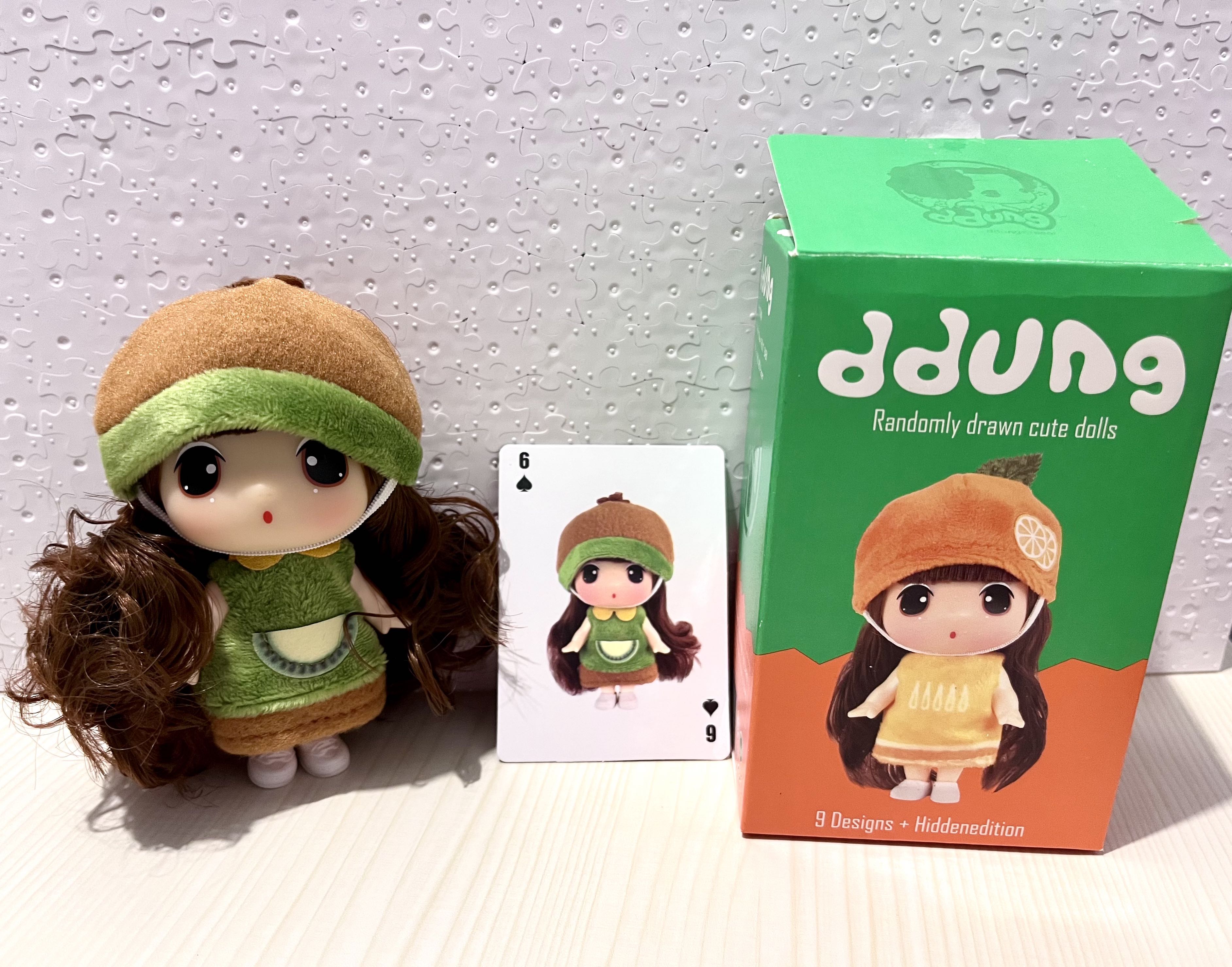 ddung 冬己娃娃 迷糊娃娃 盲盒 水果娃娃 Kiwi, 興趣及遊戲, 玩具 & 遊戲類 on Carousell