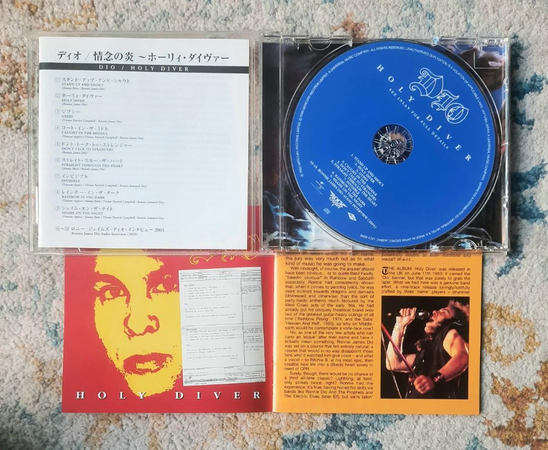 Dio - Holy Diver CD, Hobbies & Toys, Music & Media, CDs & DVDs on Carousell