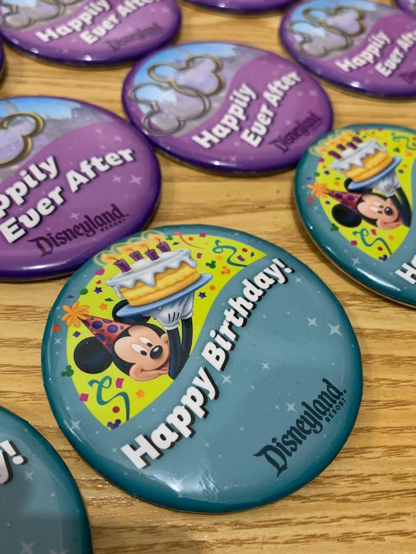 Disneyland Buttons, Hobbies & Toys, Memorabilia & Collectibles, Fan ...