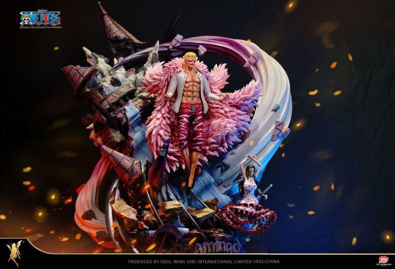 【PO】Doflamingo and Viola GK Figure Soul Wing Studio One Piece, Hobbies ...
