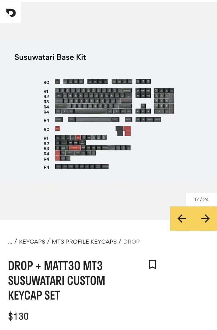 DROP MT3 Susuwatari, Computers & Tech, Parts & Accessories, Computer ...