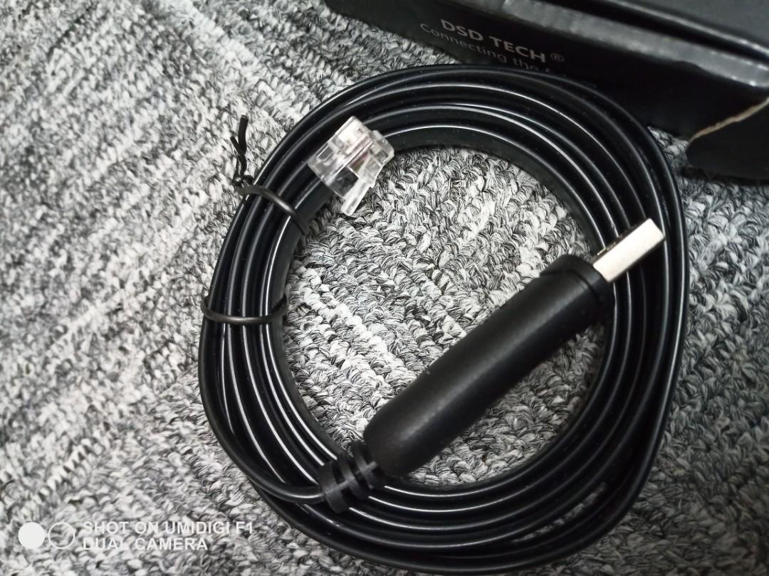 Industrial Serial Cable DSD TECH USB To RJ12 RS485 Serial Cable - FTDI ...