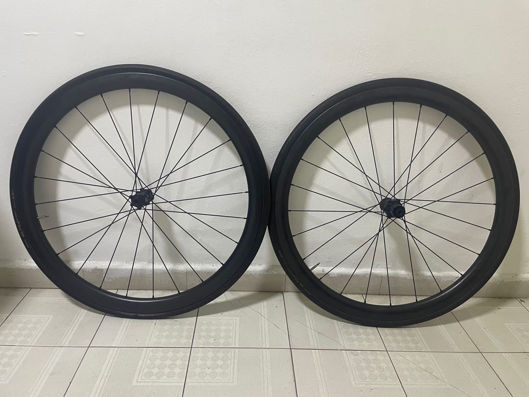 Elite ENT Disc Carbon Wheelset 38mm, Sports Equipment, Bicycles & Parts ...