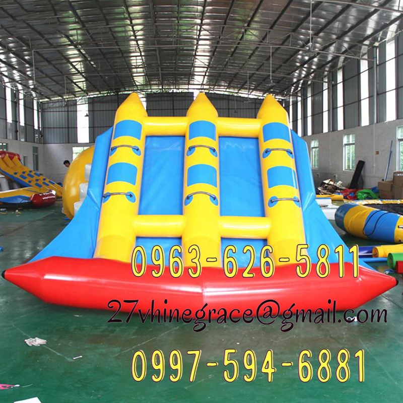 Flying Fish Boat Inflatable 6 Seaters Persons, Sports Equipment, Sports ...