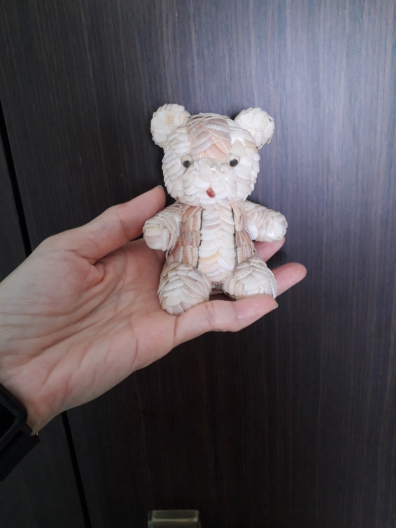 FREE! CUTE Shells Bear, Hobbies & Toys, Stationery & Craft, Handmade Craft on Carousell
