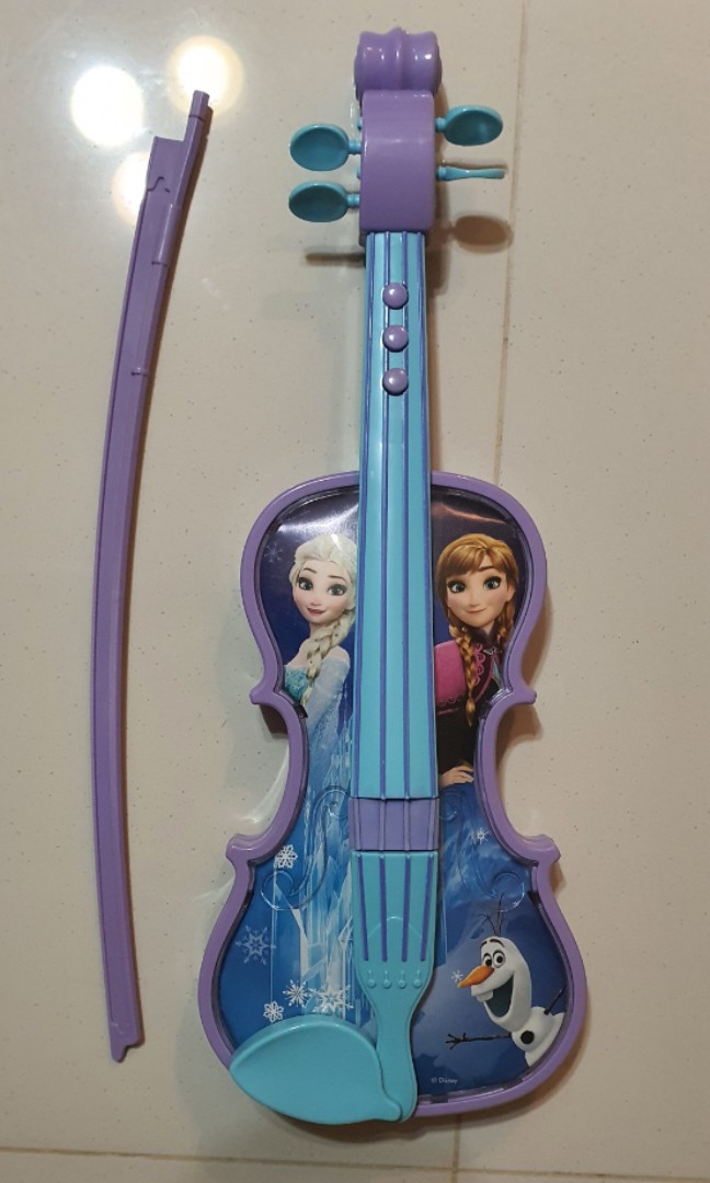 Frozen Toy Violin, Hobbies & Toys, Toys & Games on Carousell