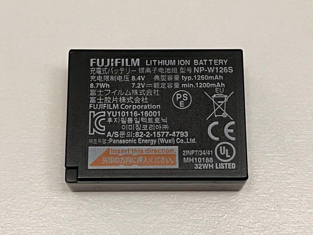 Fujifilm Original NP-W126S battery, Photography, Photography ...