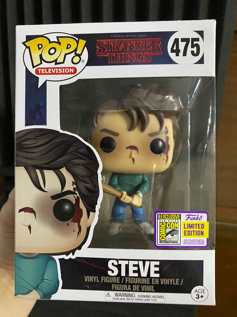 Funko pop Steve SDCC exclusive, Hobbies & Toys, Toys & Games on Carousell
