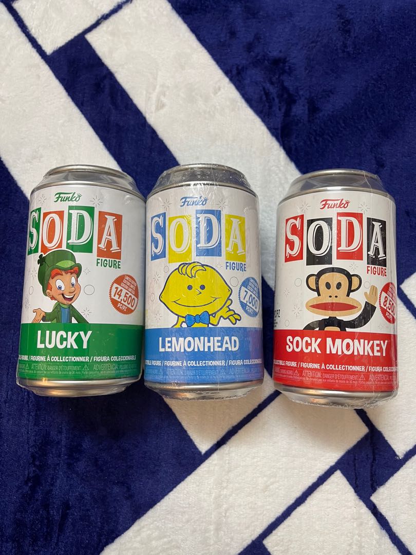 Funko Soda Lucky Lemon head Sock Monkey (Sealed), Hobbies & Toys, Toys ...
