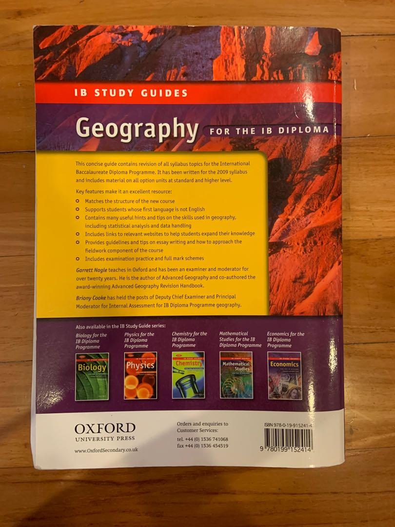 Geography for the IB Diploma Study Guide Textbook, Hobbies & Toys ...