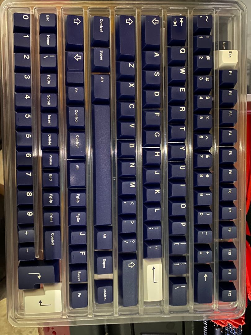 GMK Deep Navy Base + Spacebars , 電腦＆科技, 電腦周邊及配件, 電腦鍵盤及相關產品 - Carousell