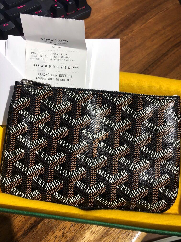 Goyard senat mini wallet black, Women's Fashion, Bags & Wallets, Purses ...