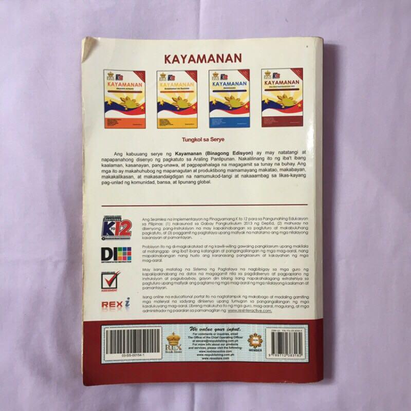 Grade 10 Kayamanan: Mga Kontemporaryong Isyu Book, Hobbies & Toys ...