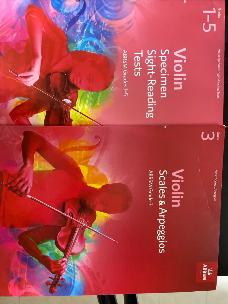 Grades 1-5 Violin Specimen Sight-Reading Tests ABRSM + Grade 3 Violin ...