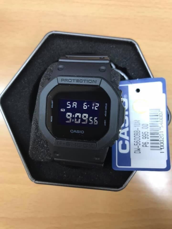 Gshock DW5600BB-1 DW5600BB-1D, Men's Fashion, Watches & Accessories ...