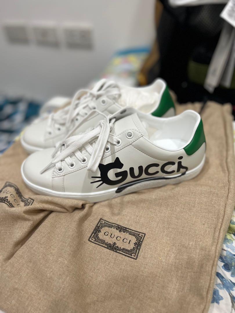 Gucci cat eye sneaker authentic, Women's Fashion, Footwear, Sneakers on ...