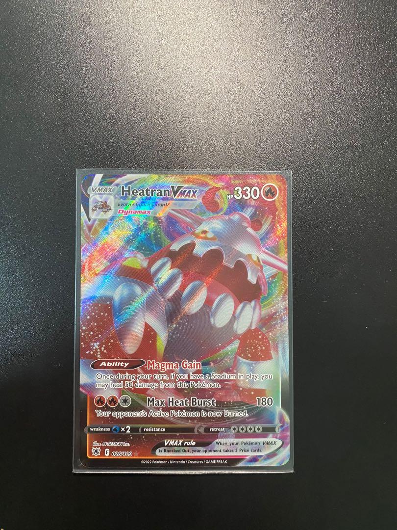 Heatran Vmax, Hobbies & Toys, Toys & Games on Carousell