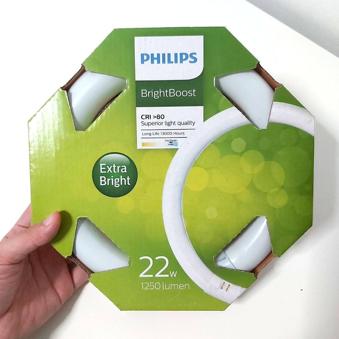 Hitachi Philips Fluorescent Light Tube Circular (22W), Furniture & Home ...