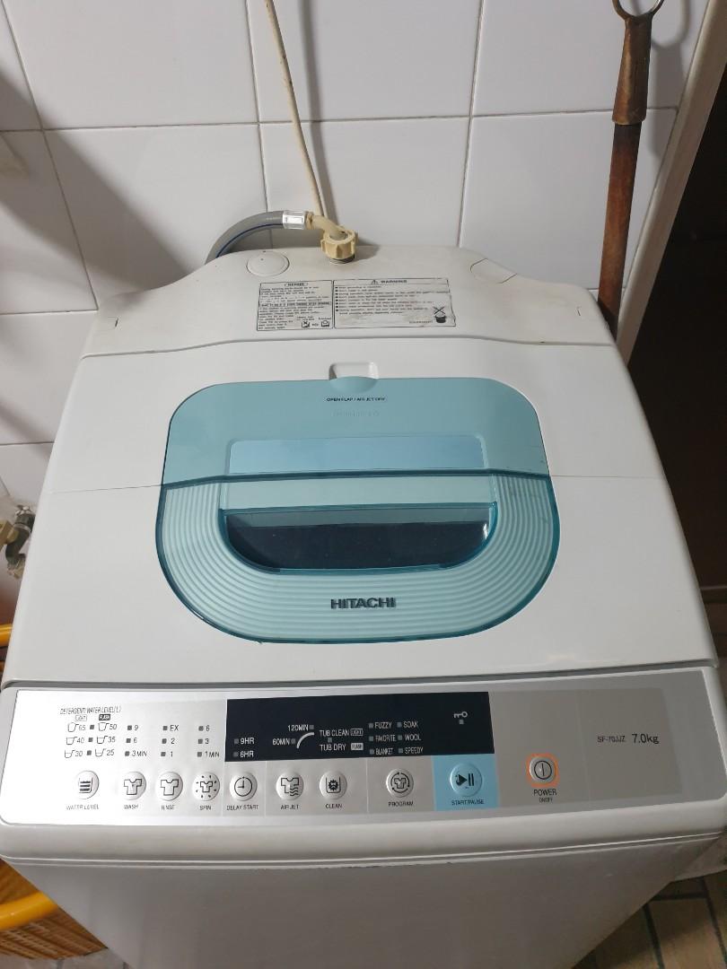 Hitachi washing machine 7kg, TV & Home Appliances, Washing Machines and ...