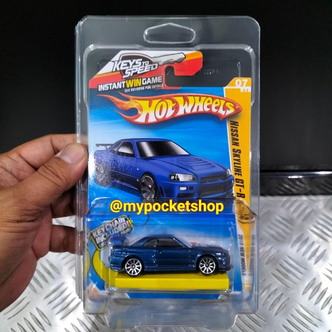 Hot Wheels NISSAN SKYLINE GT-R BNR34 / R34 - Metalflake Dark Blue ...