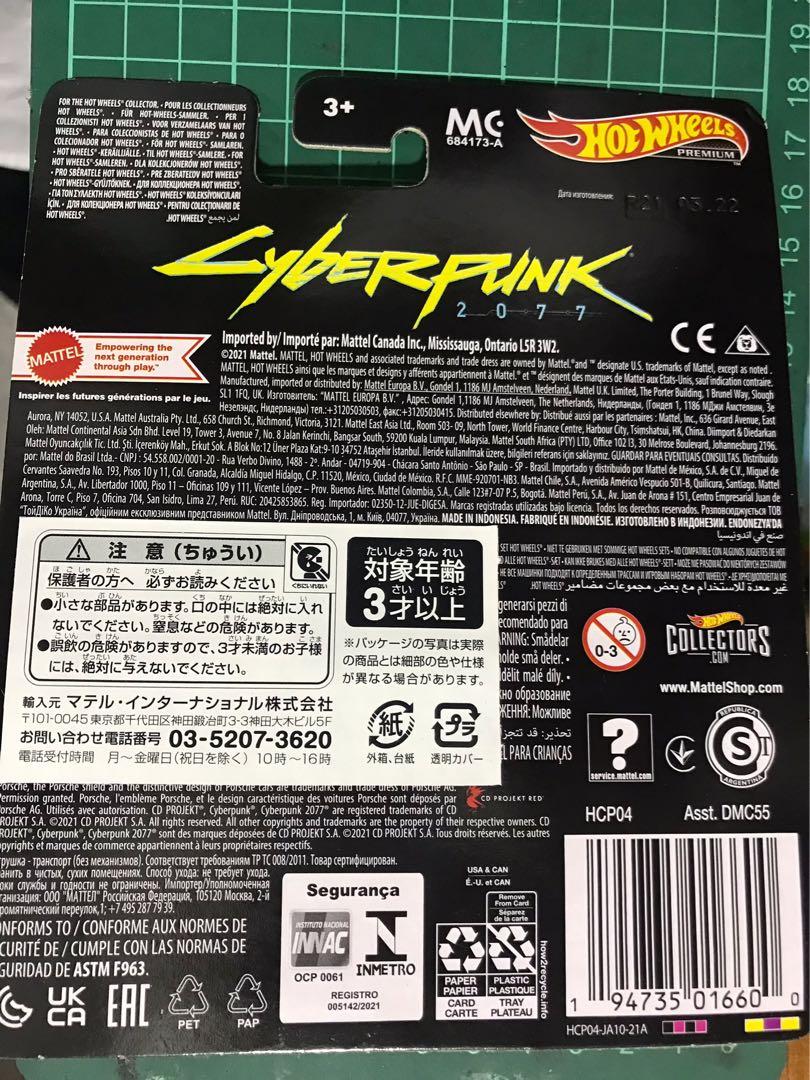 Hot Wheels Premium Retro Entertainment Cyberpunk 2077 Porsche 911 Turbo ...