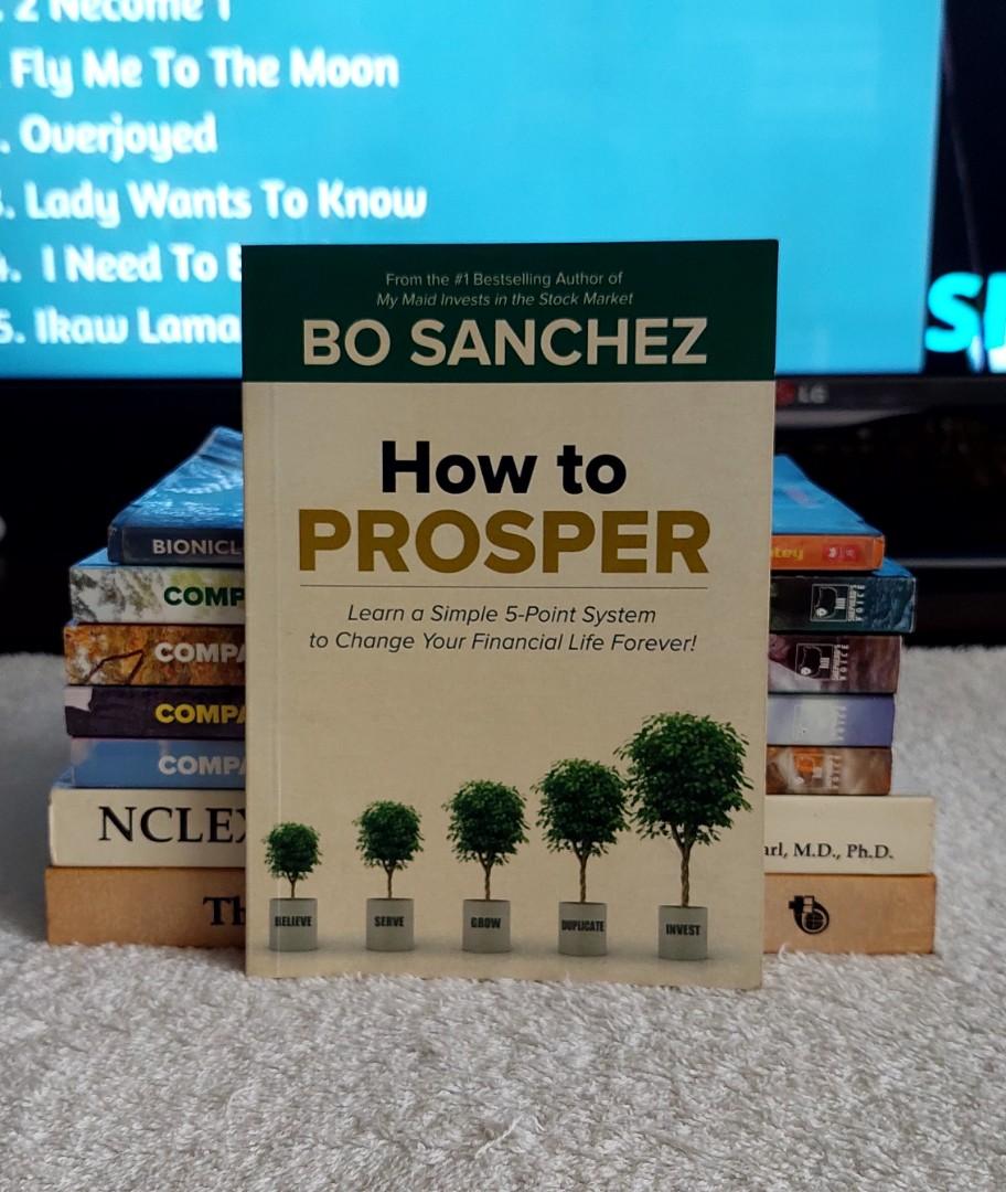 HOW TO PROSPER, Bo Sanchez, Hobbies & Toys, Books & Magazines, Fiction ...